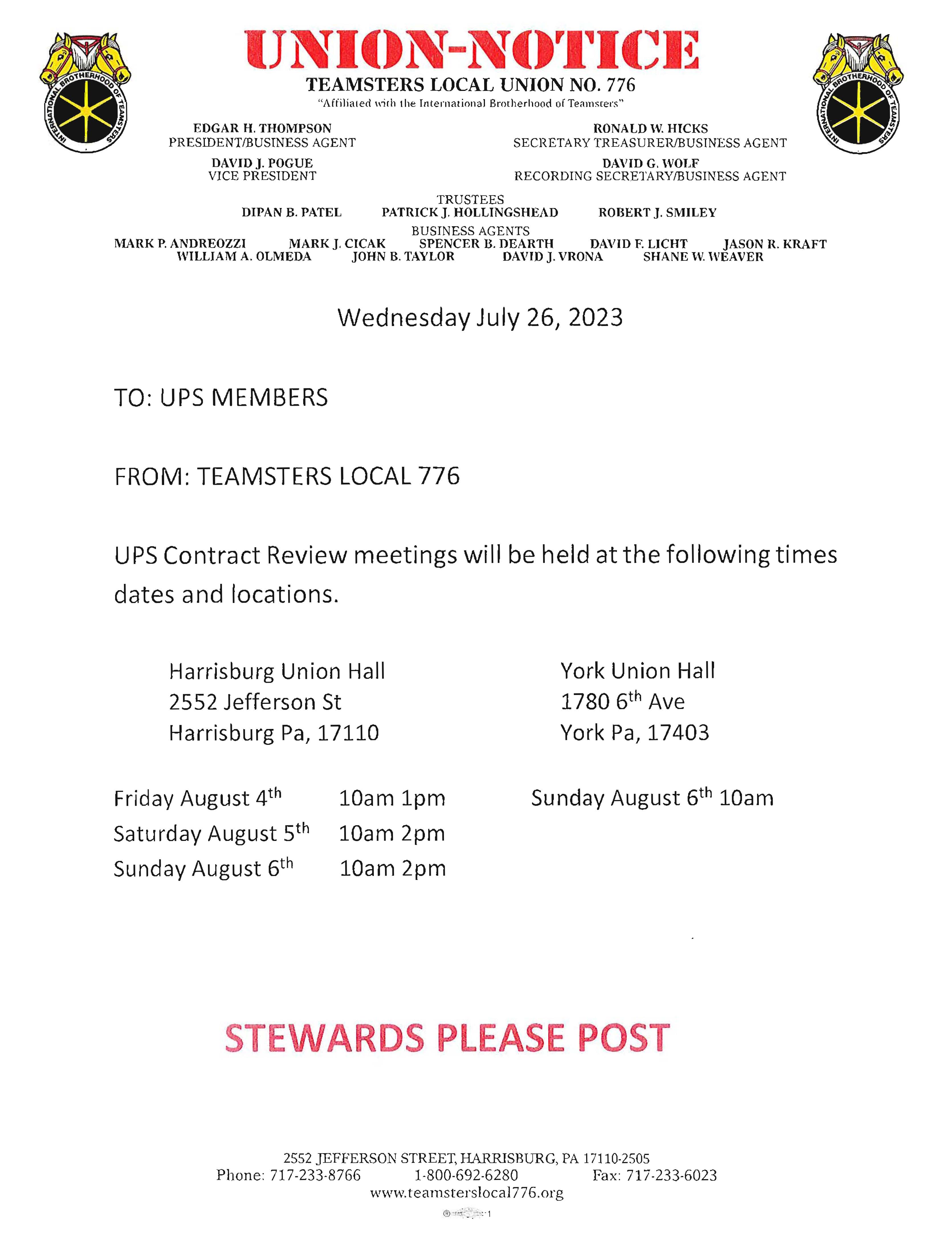 Teamsters Local 776